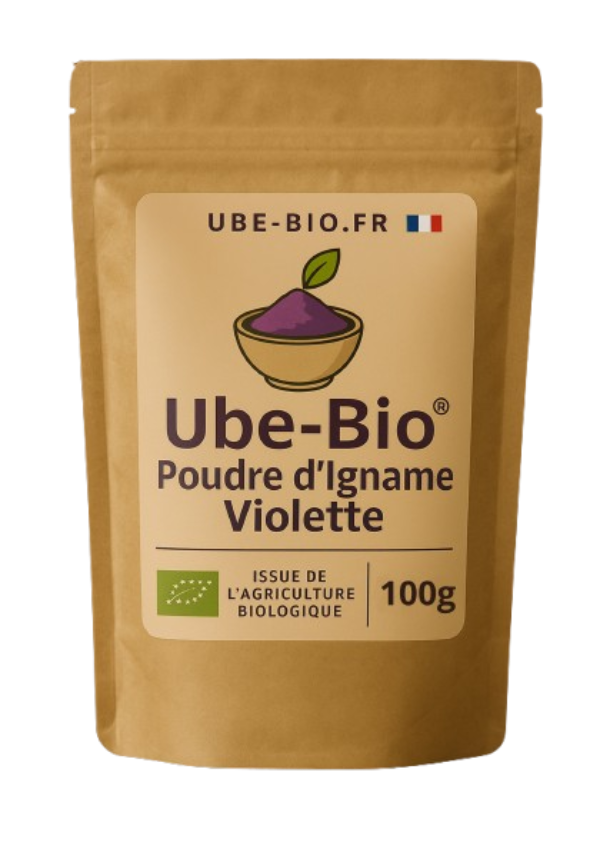 Ube-Bio- Boutique Française d'Ube la poudre d'Igname Violet – UBE-BIO